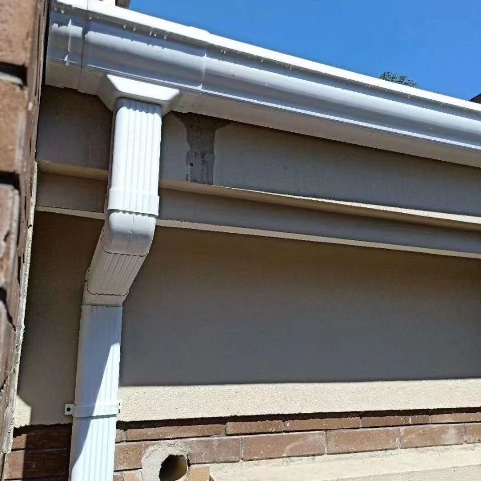 Villa Roof PVC Plastic Rone Drainage Channel Finished Gutter Water ...