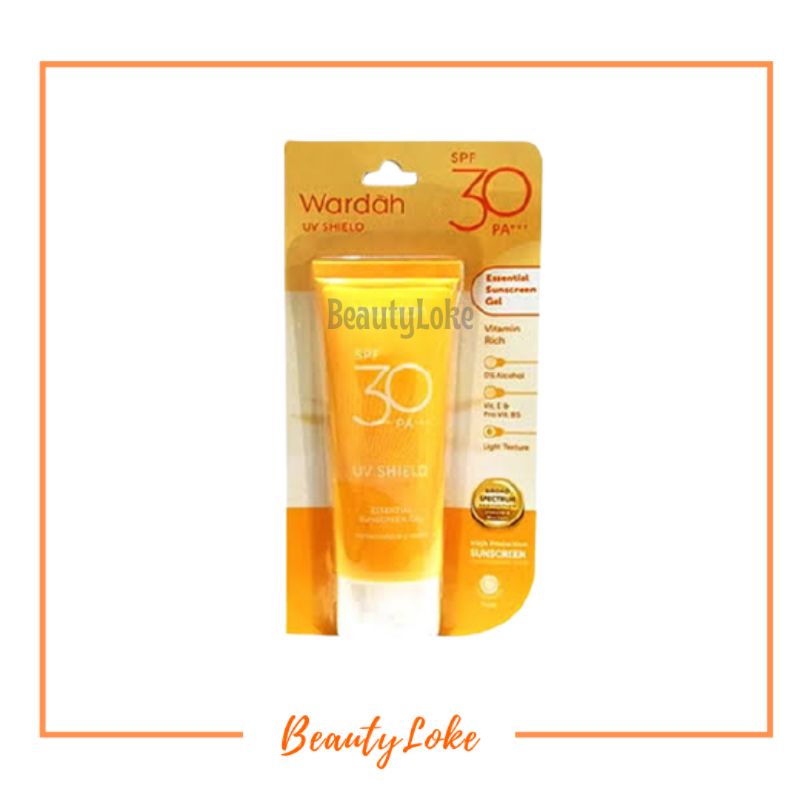 [ORIGINAL] Wardah UV Shield Sun Care Sunscreen Gel SPF 30 Skin Wardah ...