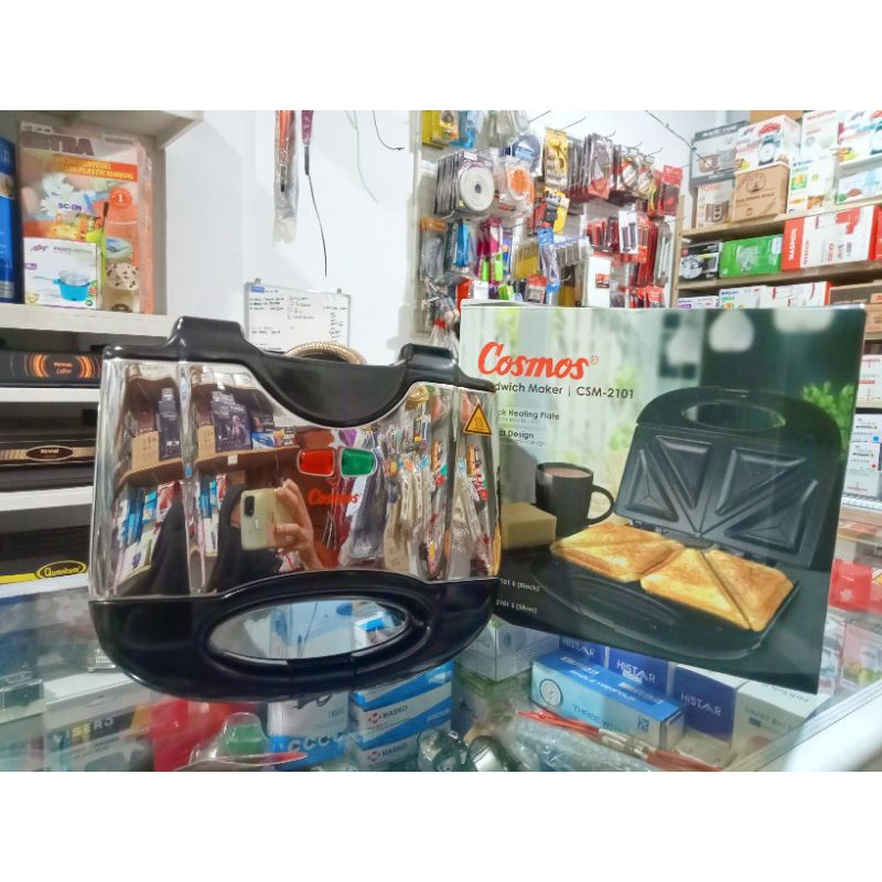 Grill BREAD SANDWICH MAKER COSMOS CSM-2101 | Shopee Singapore