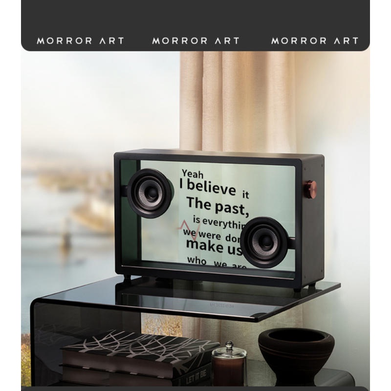 MORRORART Bluetooth Transparent Speaker with lyrics subtitle display | Shopee Singapore