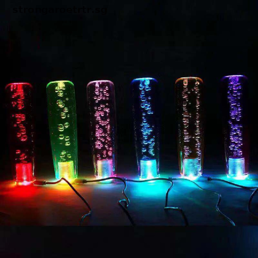 Strongaroetrtr 10/15/20CM LED Colorful Bubble Style Car Gear Stick ...