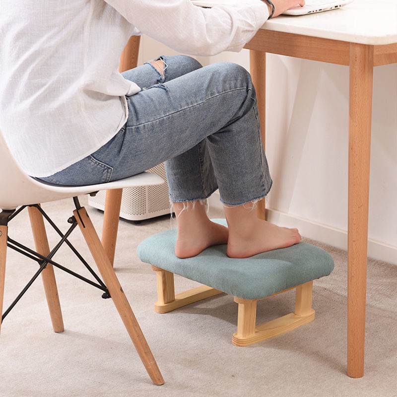 Foot Stool Creative Modern Computer Desk Foot Bench under Desk Foot ...