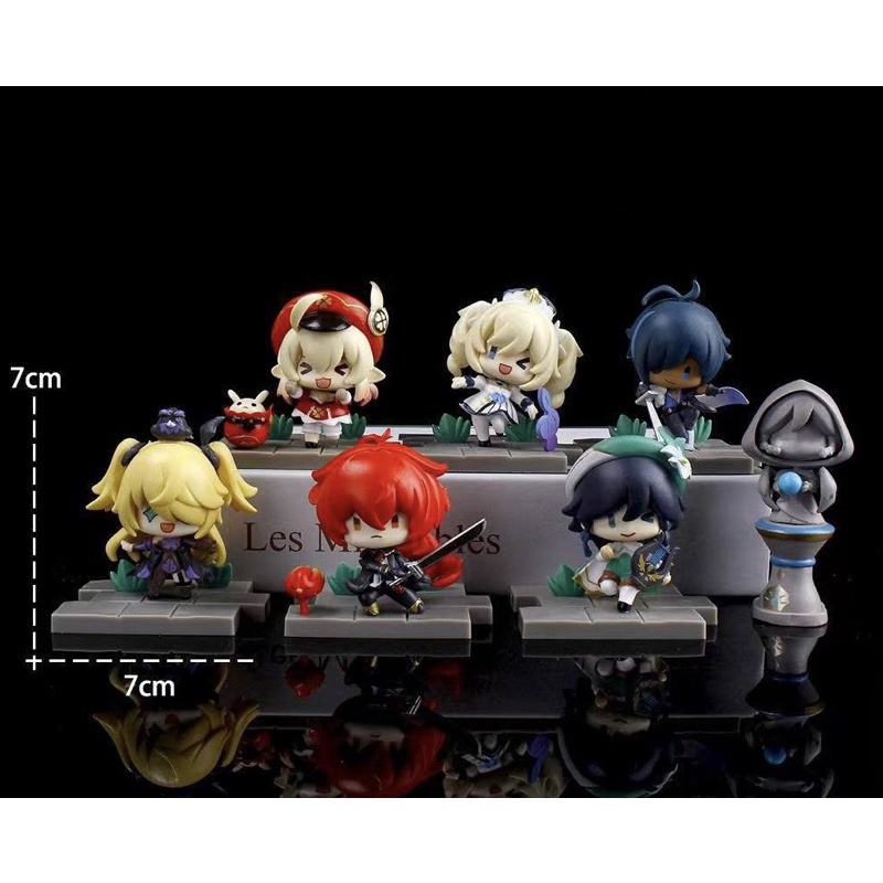 Genshin Impact Mini Figure Collection丨Kaeya Diluc Barbara Venti Klee ...