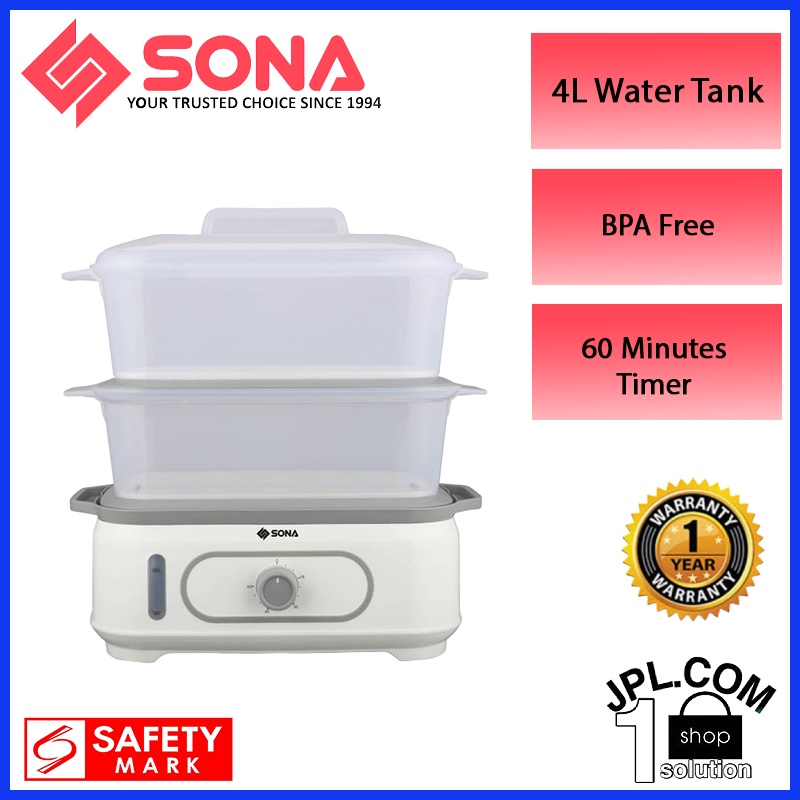Sona 20L Electric Steamer SSR 3164 (BPA Free) | Shopee Singapore
