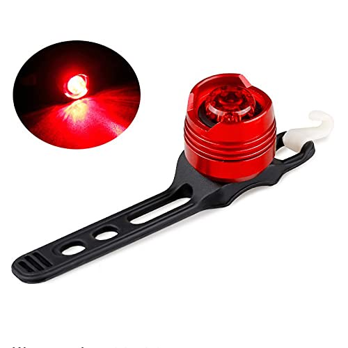 Cycling Rear Light, Red, Metal Body, 3 Modes, Water Resistant Design ...