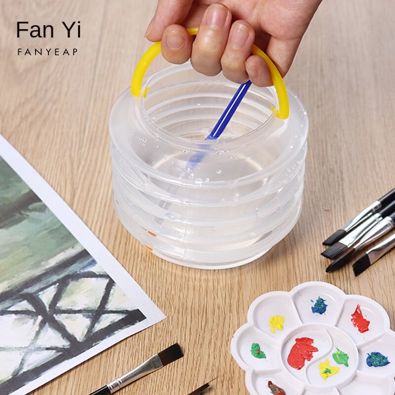 Multifunctional Pen Washing Bucket Portable Portable Only for Art ...