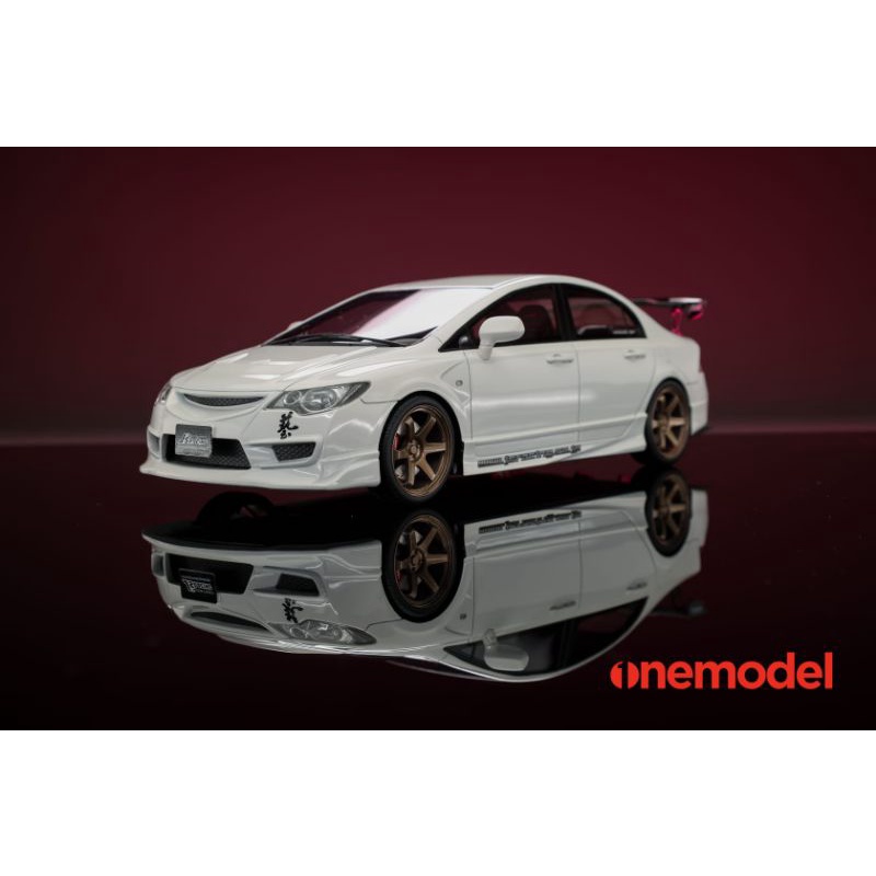 One Model 1/18 Honda Civic Type R FD2 J's Racing White | Shopee Singapore