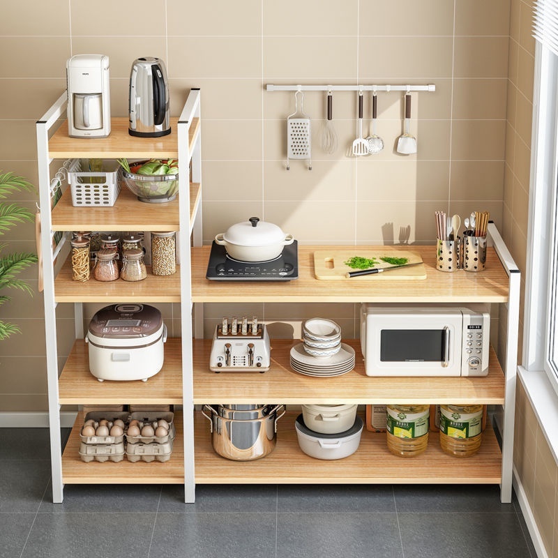 Kitchen Cabinet Kitchen Storage Rack Floor-standing Multi-function ...