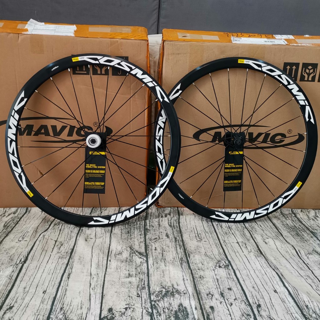 Mavic cosmic high profile aero DISC brake pair 40mm quick release ...