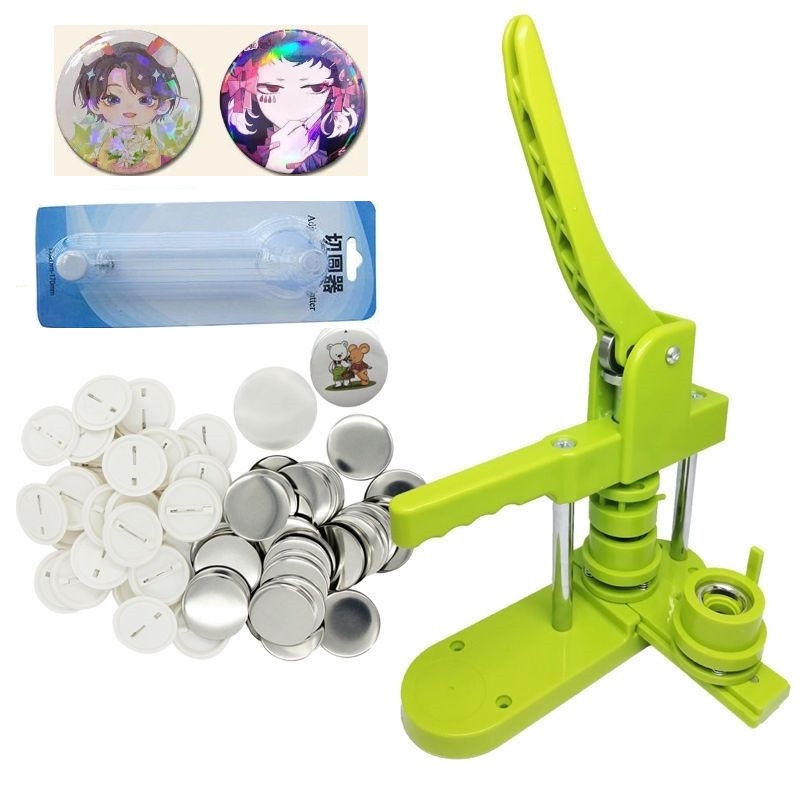 Ready stock 25mm 32mm 37mm 44mm 58mm Portable button badge making ...
