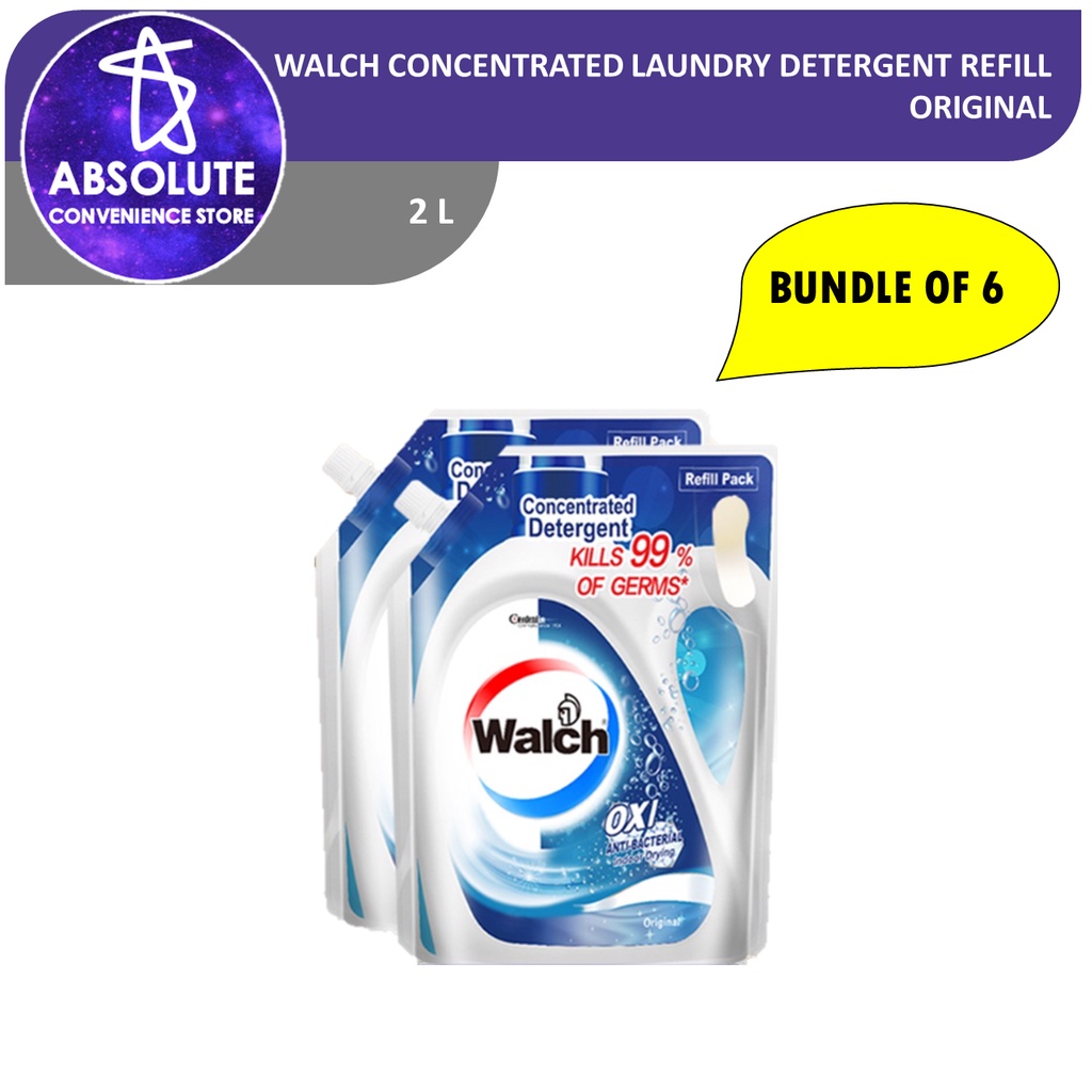 [Bundle of 6] Walch Anti-bacterial Concentrated Laundry Detergent ...