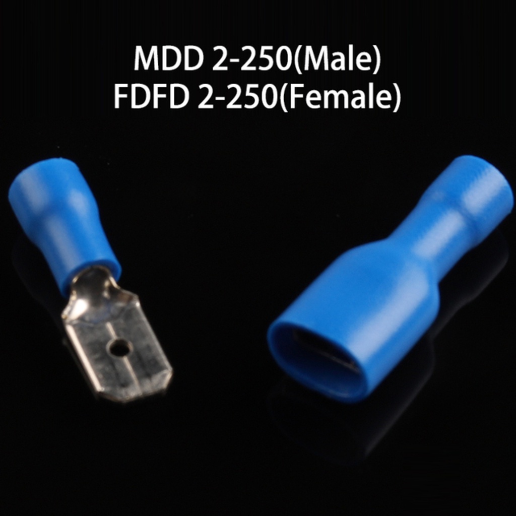 Quality 20set 10set 25set Female + Male Insulated Spade Crimp Terminal ...