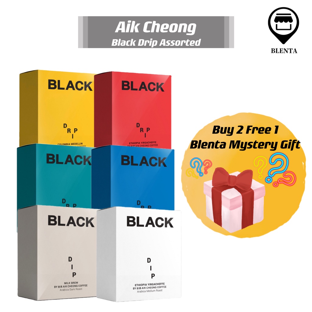 [Bundle of 2]Aik Cheong Black Drip/Dip Assorted Colombia Medellin ...