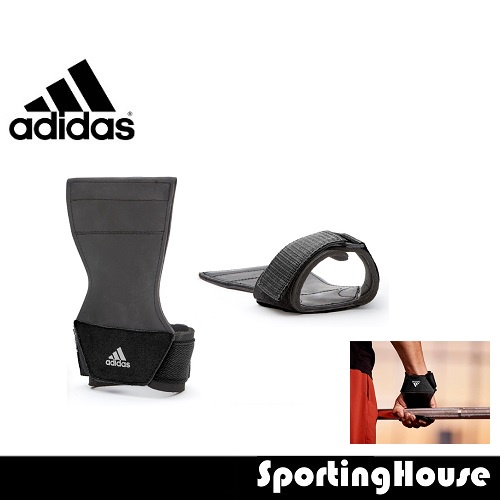 Adidas Padded Lifting Hand Grip Ideal for pull-ups, deadlifts and rows ...