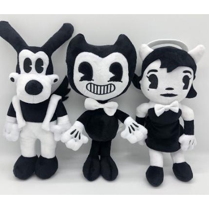 Bendy The Ink Machine Boris Action Figure Stuffed Plush Doll Toy ...
