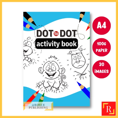 Animals Dot To Dot Colouring Activity Book For Kids and Toddlers 2 ...