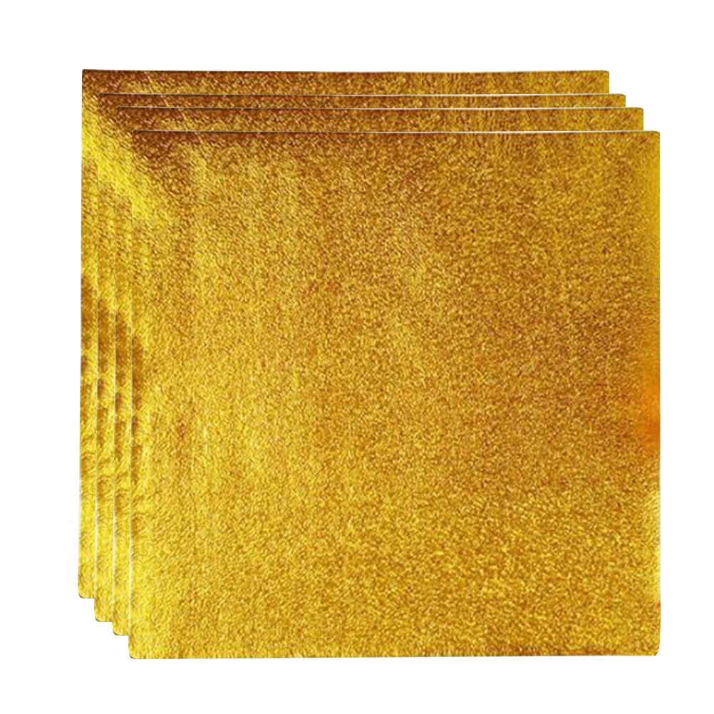 200pcs Aluminium Foil Paper Gold Foil Paper Wrapping Paper Gift Package ...