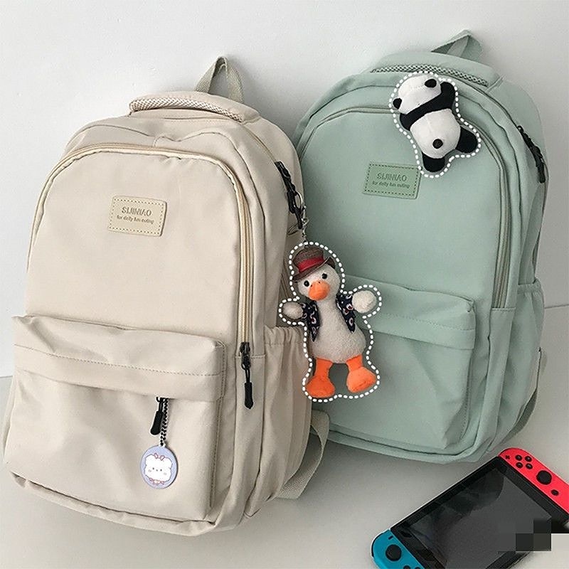 Ins New Large Capacity Japanese and Korean Backpack Student Schoolbag ...