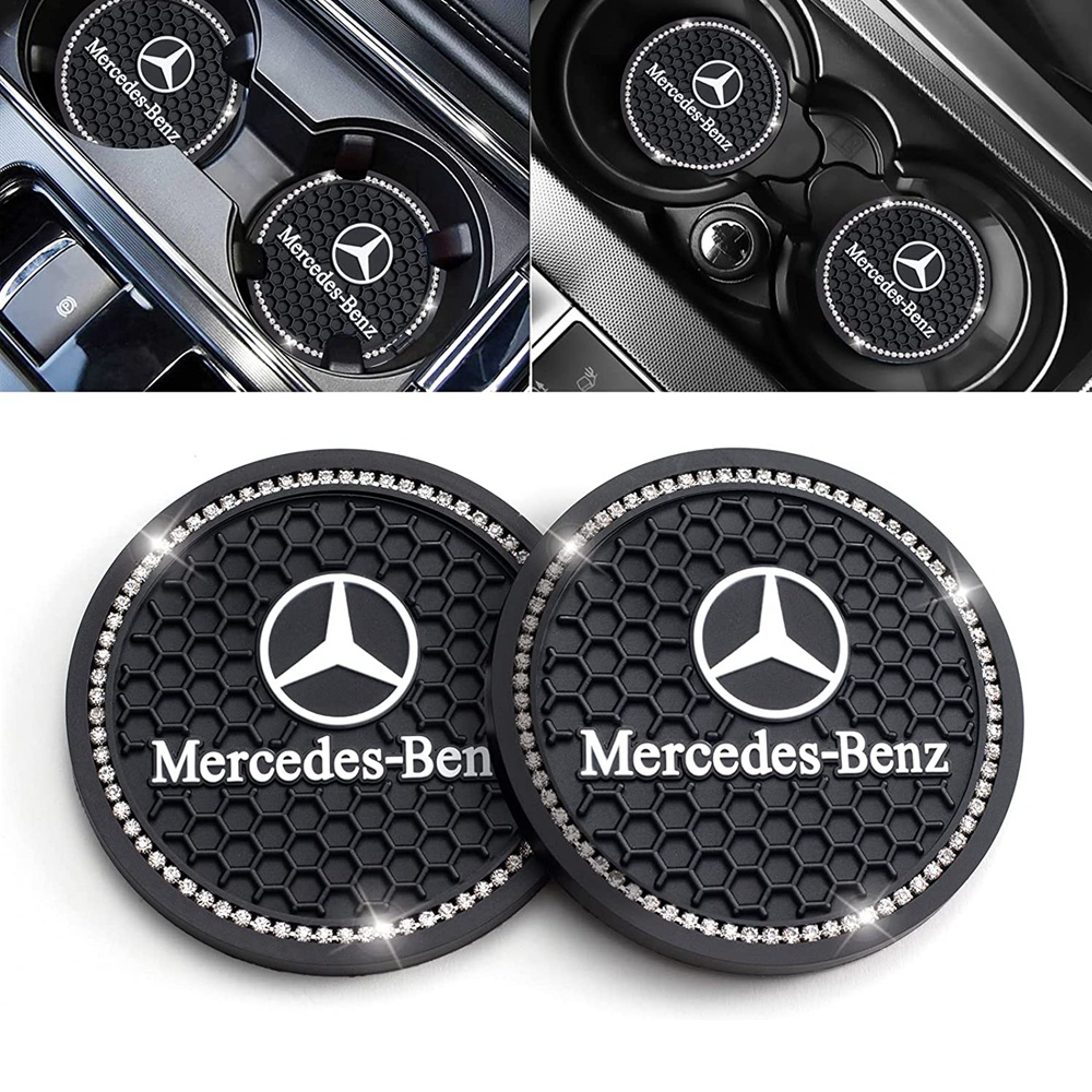 Car Cup Holder Coaster Compatible with Mercedes Benz A-Class C-Class ...