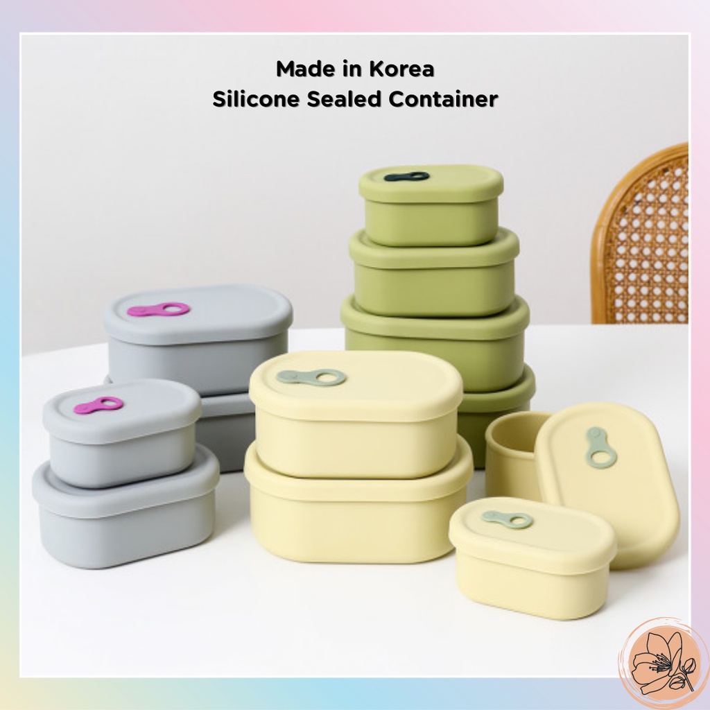 Made in Korea Silicone Sealed Subdivision Container Microwave Frozen ...