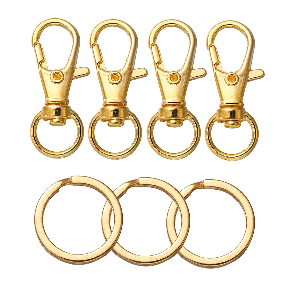 St. Kunkka 20pcs Keyring Set - Keychains, Dog Clips, Lobster Claw Hooks ...