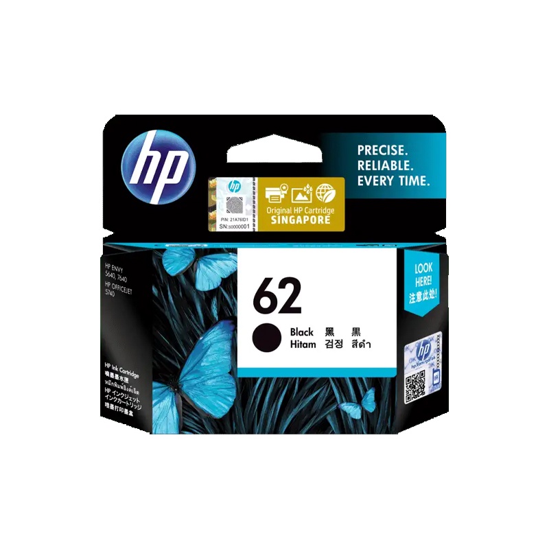 HP 62 Ink Cartridge Shopee Singapore
