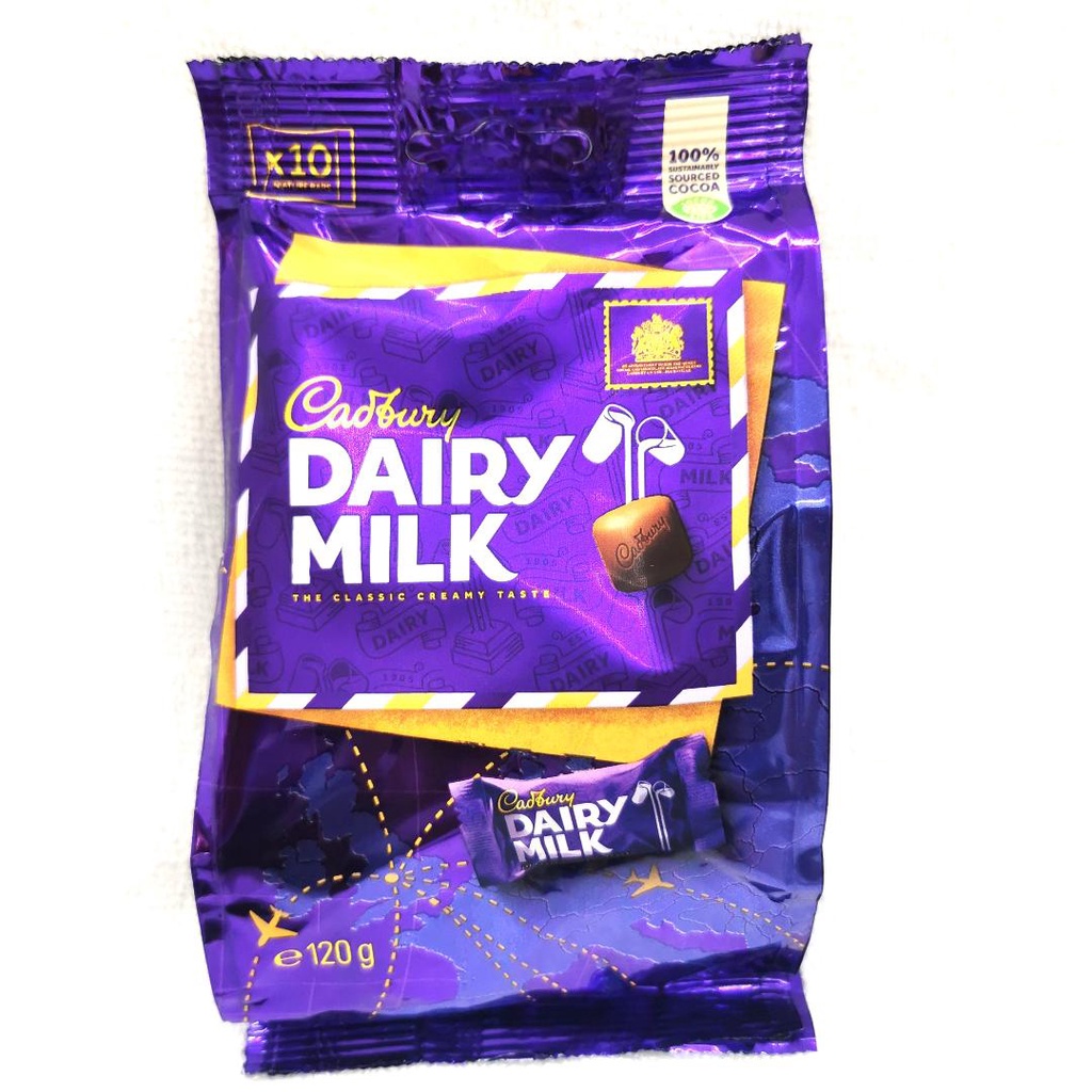 Cadbury DAIRY MILK Chocolate Travel Pack 120g | Shopee Singapore