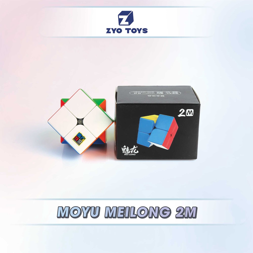 Rubik 2x2 MoYu MeiLong 2M M Series MoYu Magnetic Rubik's Cube 2-Layer Magnetic Stickerless- Zyo ...