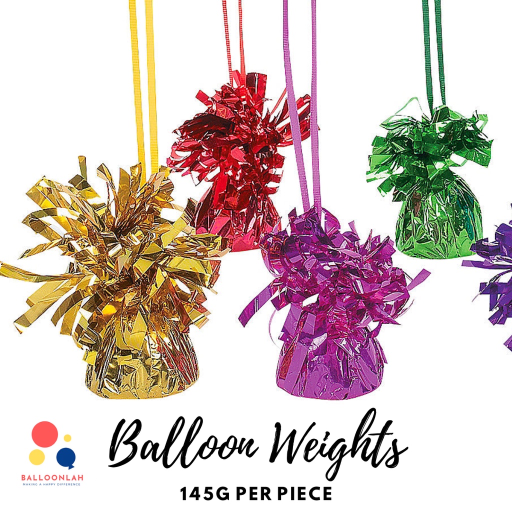 Helium Balloon Weight Foil Balloon Weights [READY STOCK IN SG] | Shopee ...