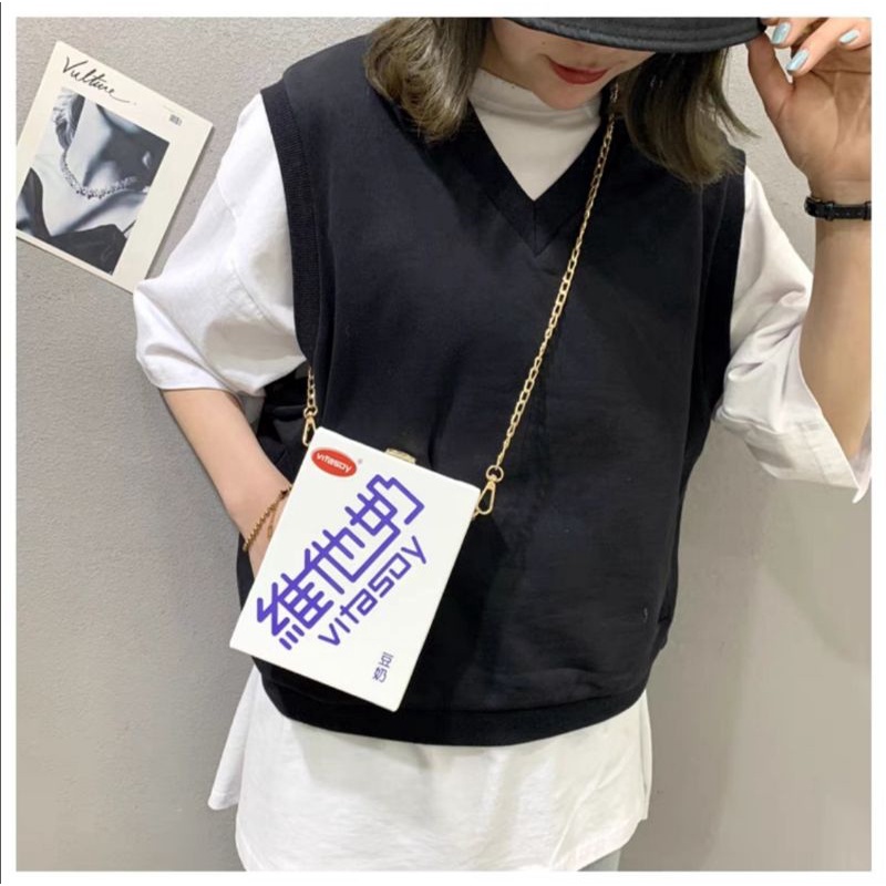 Uniquely Creative Fun Innovative Cute Vitasoy Messenger Box Bag ...