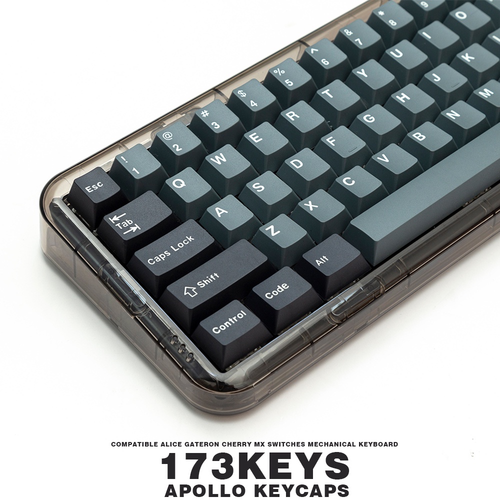 GMK Apollo Keycap Set 173Keys Cherry/OEM Profile PBT Compatible Alice ...