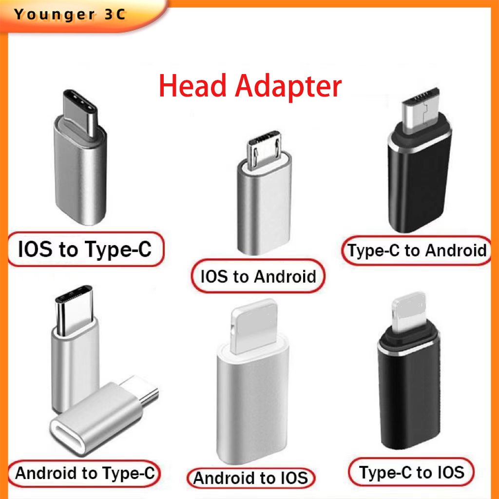USB Type C Adapter Aluminum USB C to Micro USB Convert Connector Fast ...