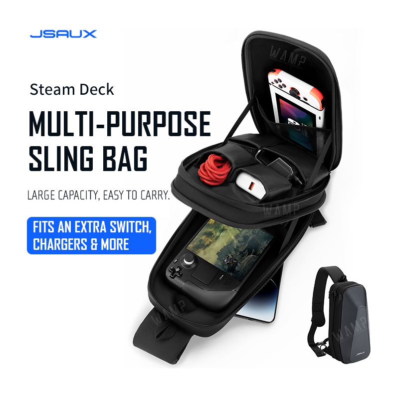 JSAUX Steam Deck OLED Carrying Case Hard Shell Shockproof Travel ...