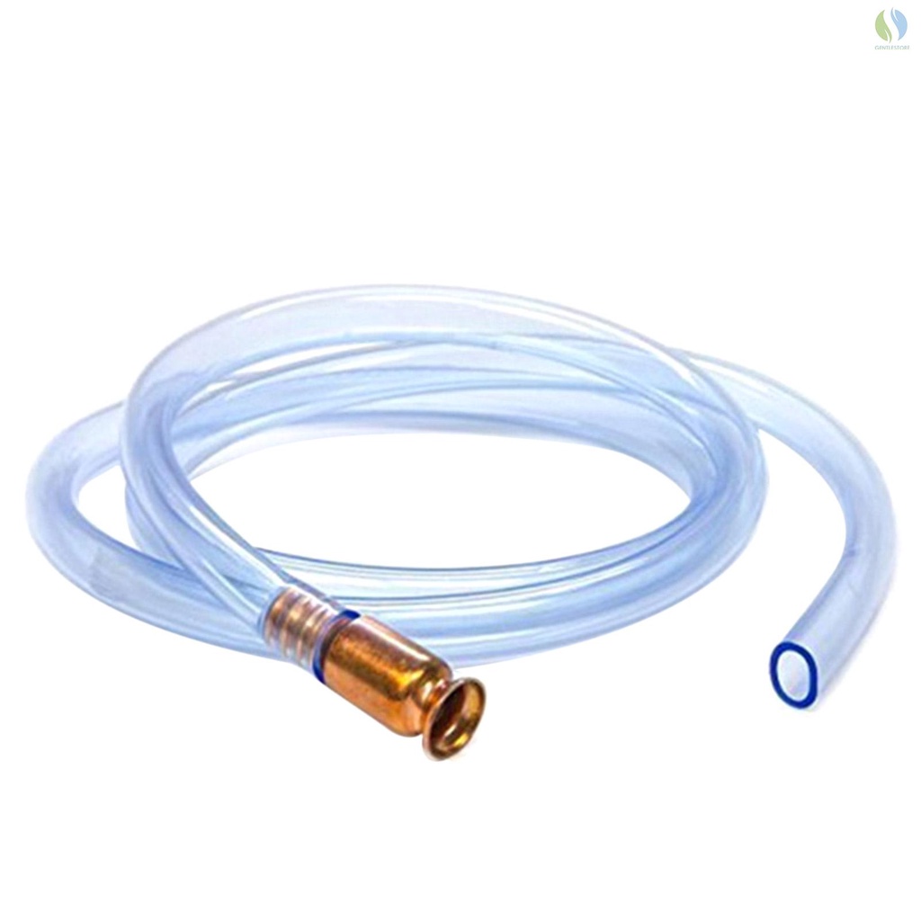 6FT Clear Self Priming Siphon Jiggler Hose Copper Head Water Fuel Safe ...