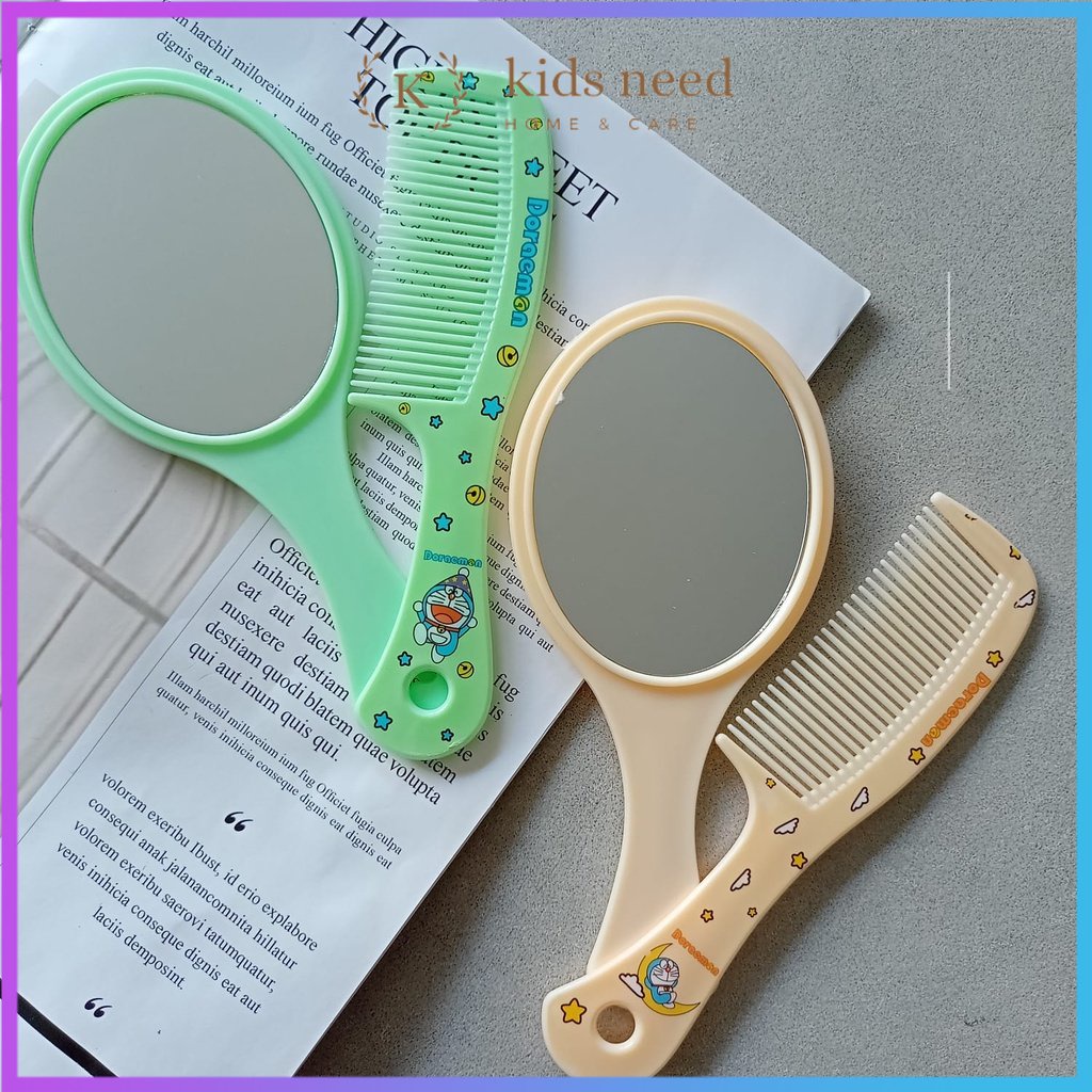Glass and comb Mirror Set/character comb Set/cute comb Set/Glass comb ...