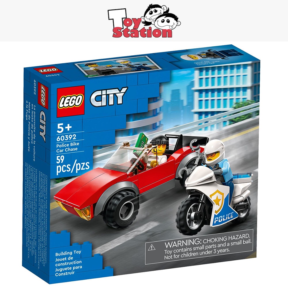 LEGO City Police 60392 Police Bike Car Chase | Shopee Singapore
