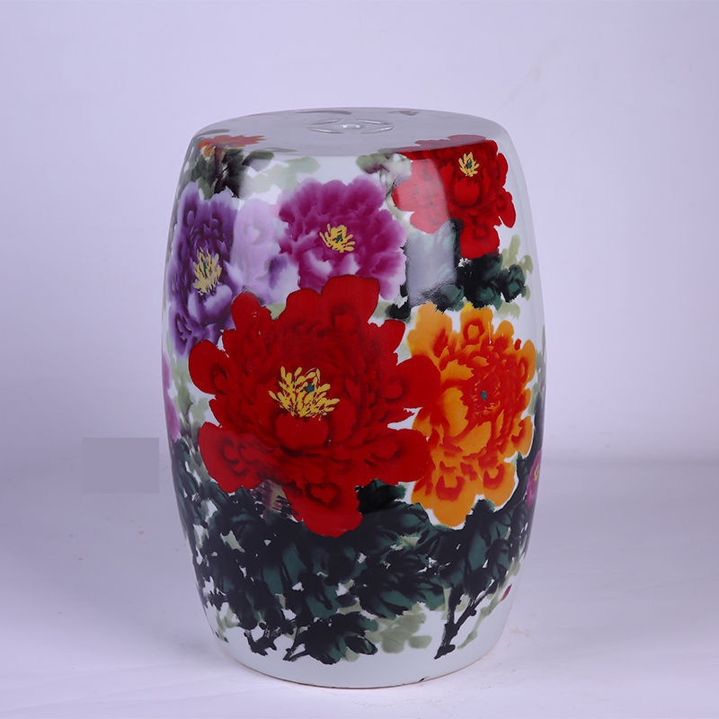 Ceramic Stool Shoe Changing Stool Home Drum Stool Outdoor New Chinese ...