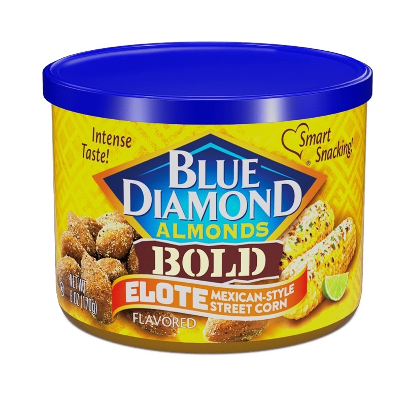 Blue Diamond BOLD Elote Mexican-style Street Corn Snack Almonds, 6oz ...