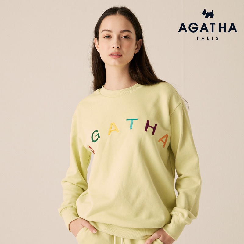 AGATHA PARIS - UNISEX LOGO EMBROIDERY RAINBOW MTM [AGT127-138] | Shopee ...