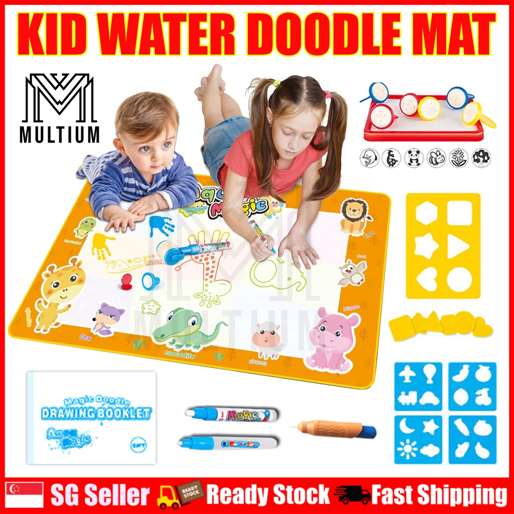 90005 Kid Doodles Drawing Water Mat Extra Large water drawing mat Kid ...