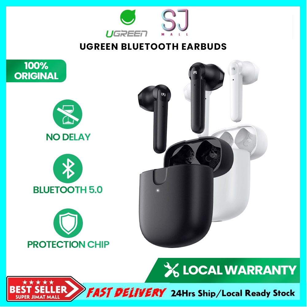UGREEN HiTune T2 TWS Wireless Earbuds Low Delay 3D Waterproof Noise ...