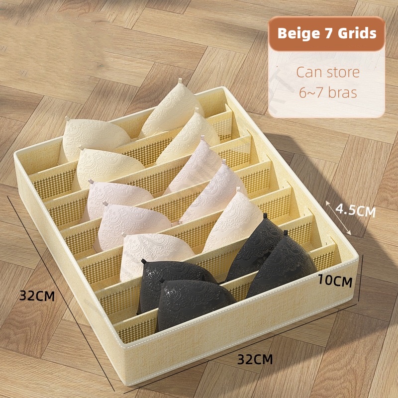 SG IN STOCK Underwear and socks storage box fabric bra organize clothes ...