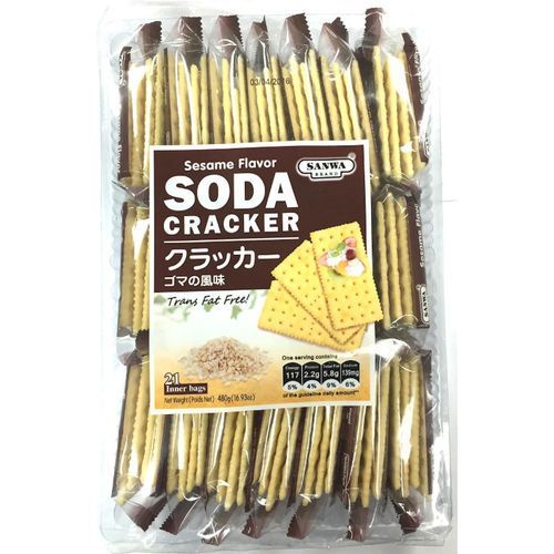 Sanwa Soda Crackersesame 480g | Shopee Singapore