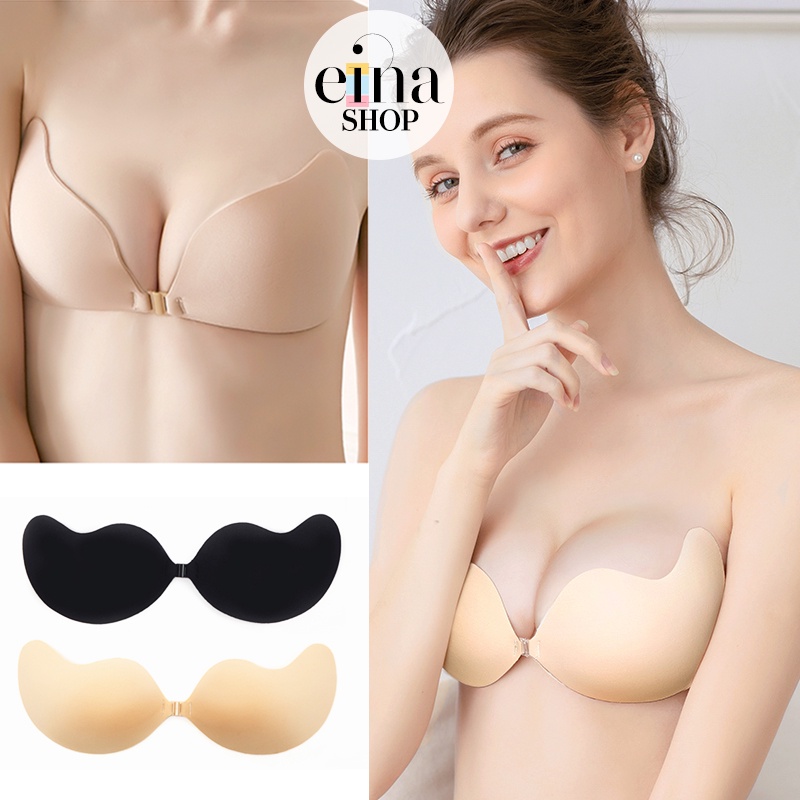 Einashop x Lisa Nubra Strapless Invisible Fabric Silicon Nu Bra SG Ship | Shopee Singapore