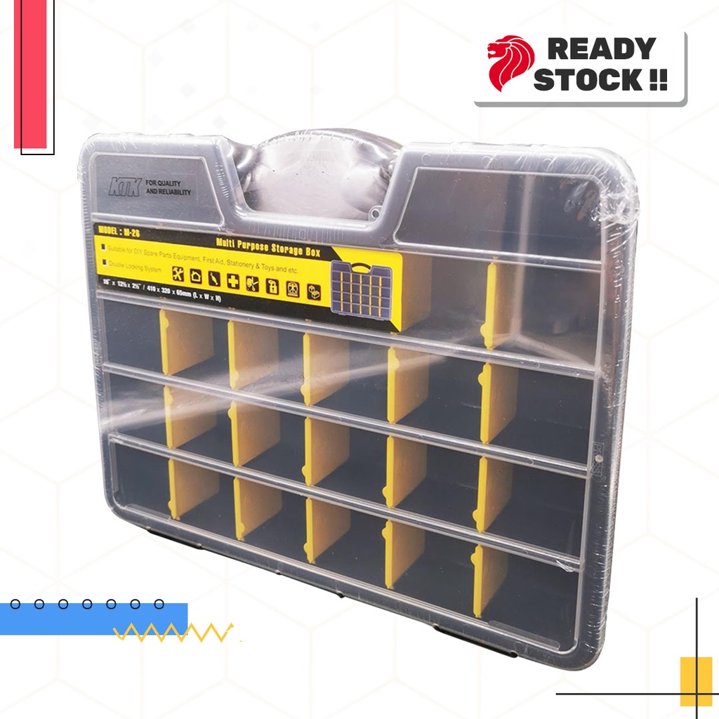 🔥SG READY STOCK🔥26 Compartment Multi purpose storage box | Shopee Singapore
