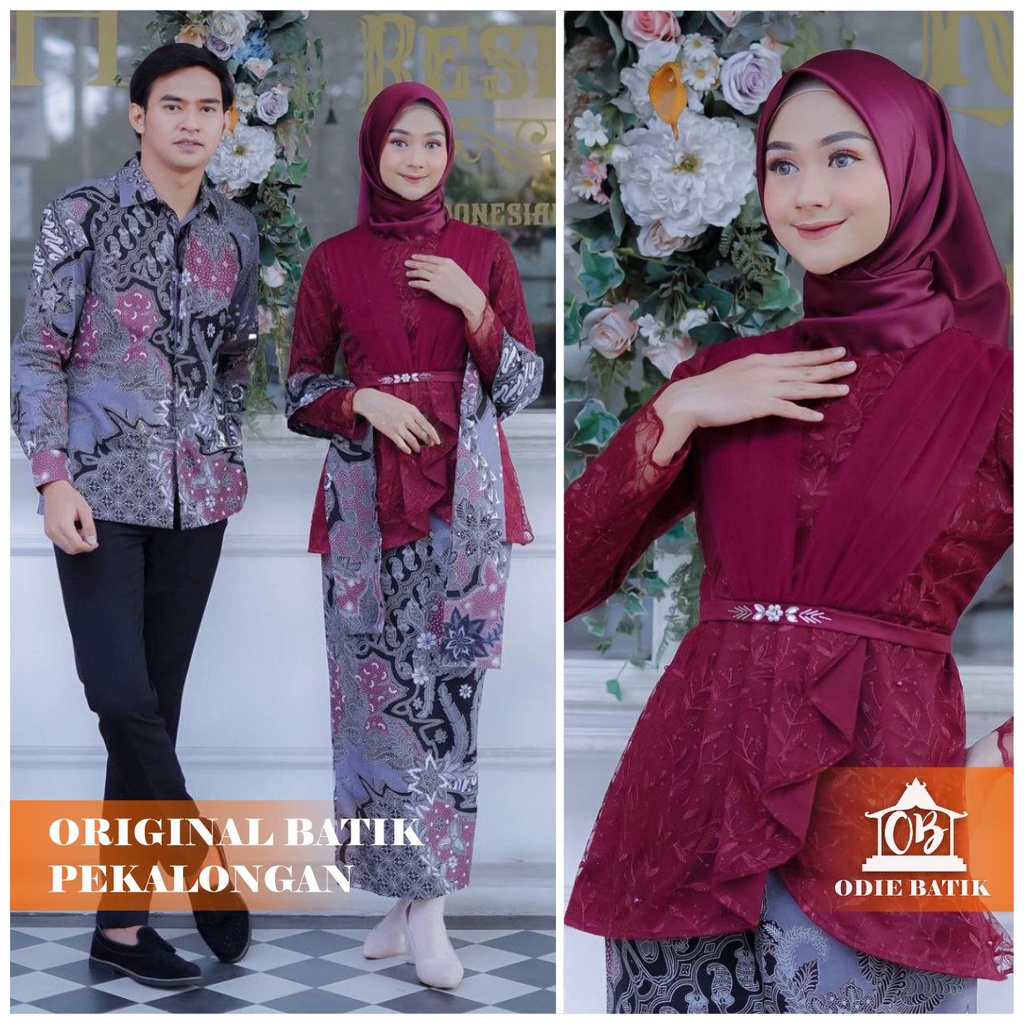 Batik Couple Kebaya Modern Kebaya Graduation Kebaya Application For The ...