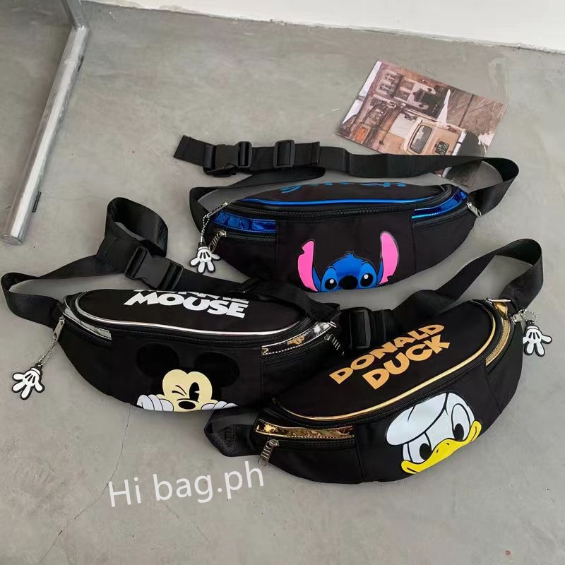 mickey mouse sling bag donald duck waist bag stitch belt bag cartoon ...