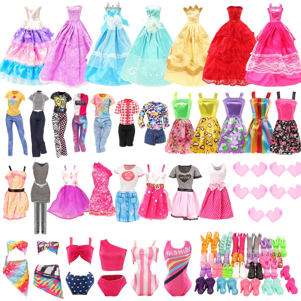 [ no doll ] Fashion Handmade 31 Items/lot Accessories Toy= 10 Short ...