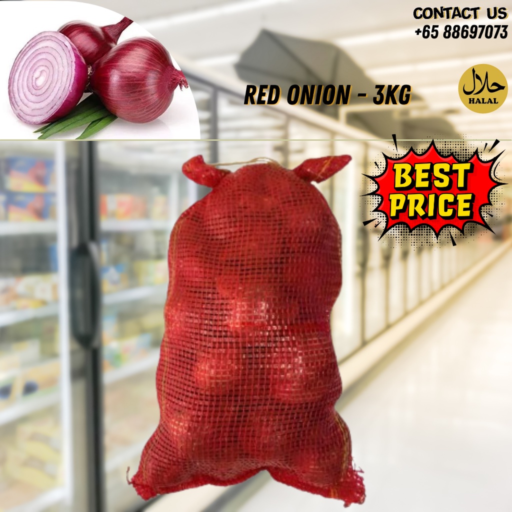 Red Onion - 3kg 红葱头 | Shopee Singapore