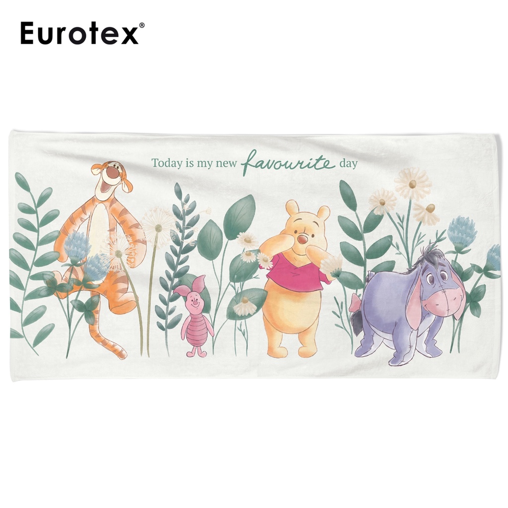 Disney Bath Towel, Winnie The Pooh, In The Meadow (Includes 1 bath ...